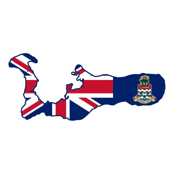 Cayman Islands Flag Island Vector .eps .dxf .svg .png. Vinyl | Etsy