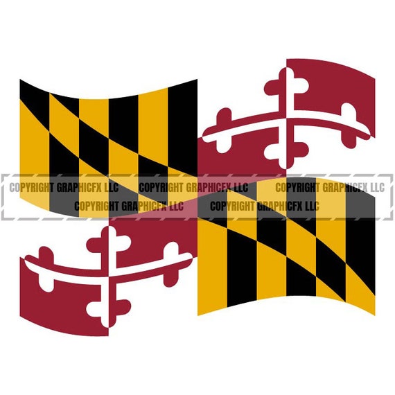 Maryland Flag Waving