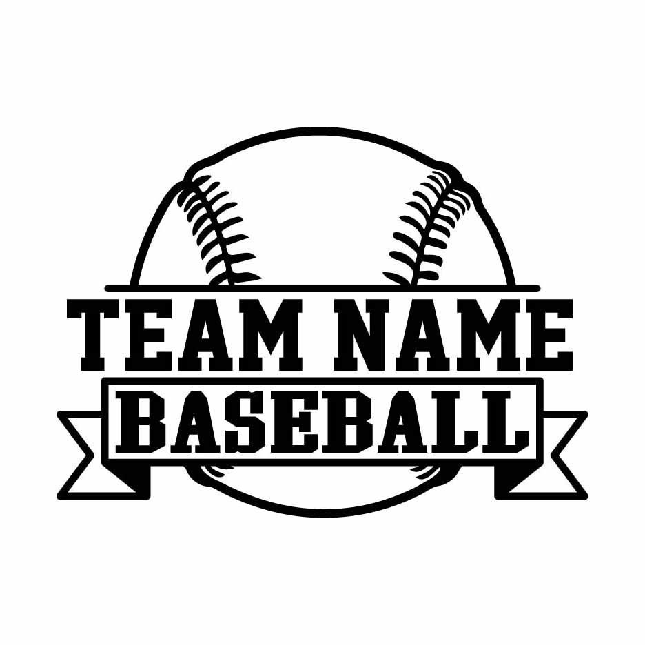 Baseball Customizable Team Name INSTANT DOWNLOAD 1 Vector | Etsy