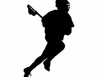 Lacrosse Player INSTANT DOWNLOAD 1 Vector .eps Svg & a .png - Etsy