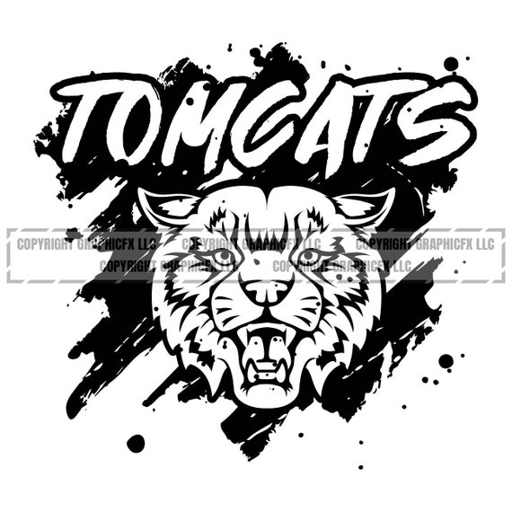 Tomcats Tomcat .eps .dxf .svg .png Vinyl Cutter Ready - Etsy
