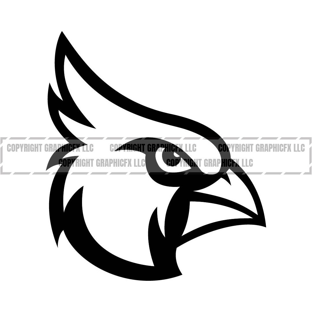 Cardinal Logo Black And White