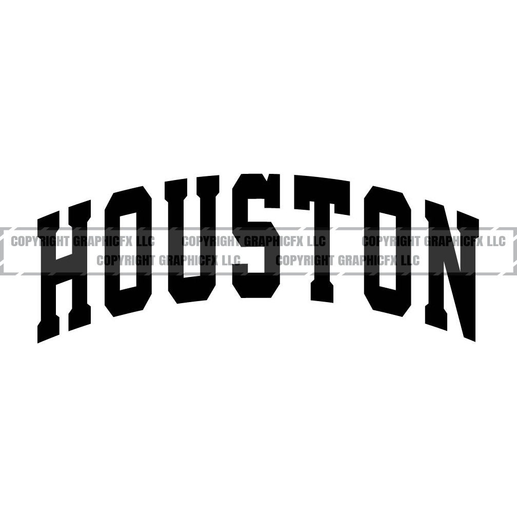 Houston Word Houston Text Effect And Logo Design City