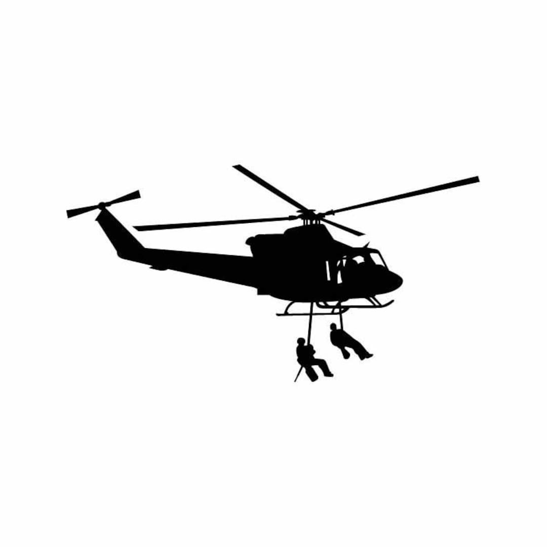 Helicopter Graphic INSTANT DOWNLOAD Vector .eps & 1 .png Vinyl Cutter ...