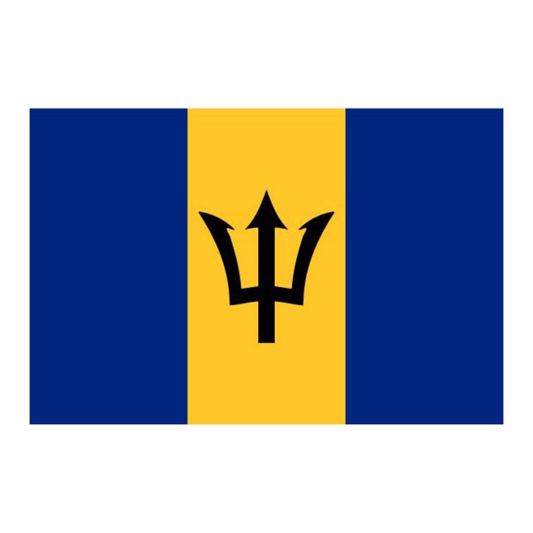 Barbados Flag Vector .eps, .dxf, .svg .png. Vinyl Cutter Ready, T-shirt ...