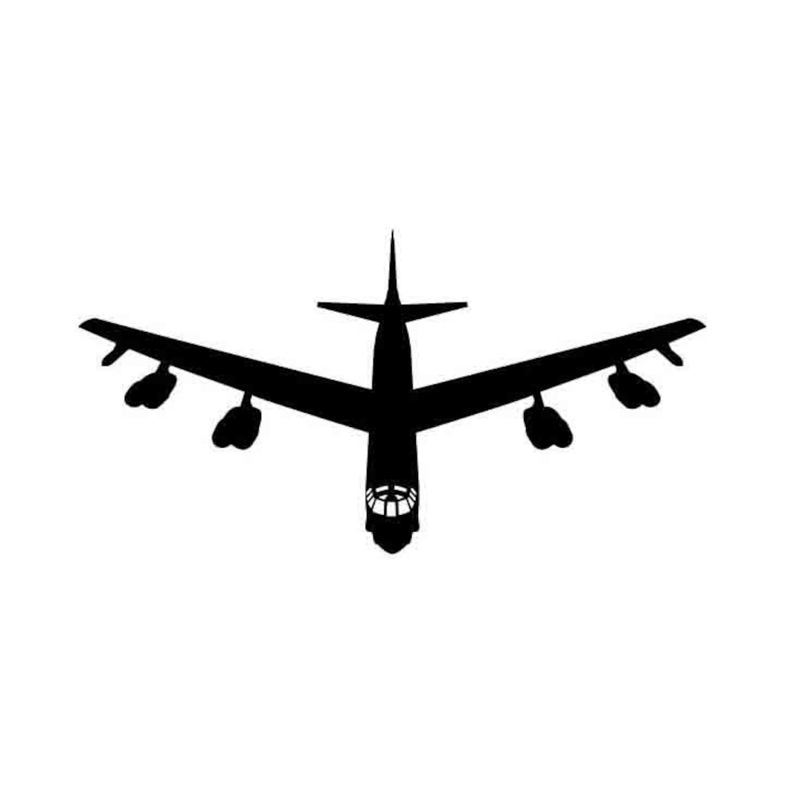 B-52 Bomber Graphic INSTANT DOWNLOAD 1 vector .eps & 1 .png | Etsy