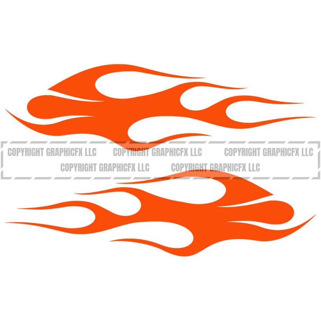Flames Orange Flame Fire INSTANT DOWNLOAD 1 Vector .eps, Svg, & a .png ...