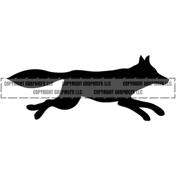 Running Fox Vector