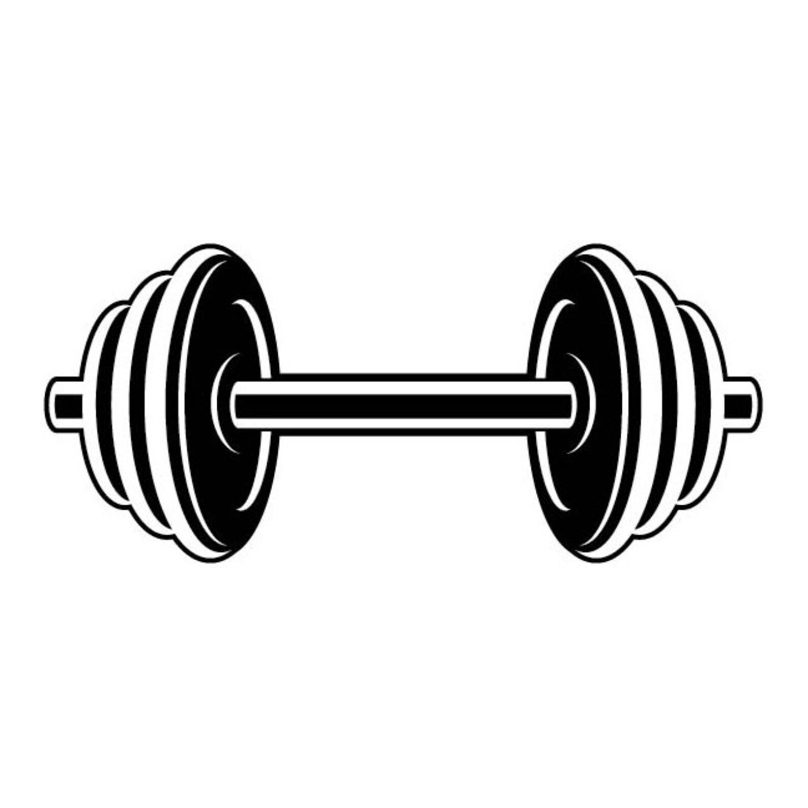 Dumbbells Weight Lifting Workout Weights Strength Training .eps, .dxf ...