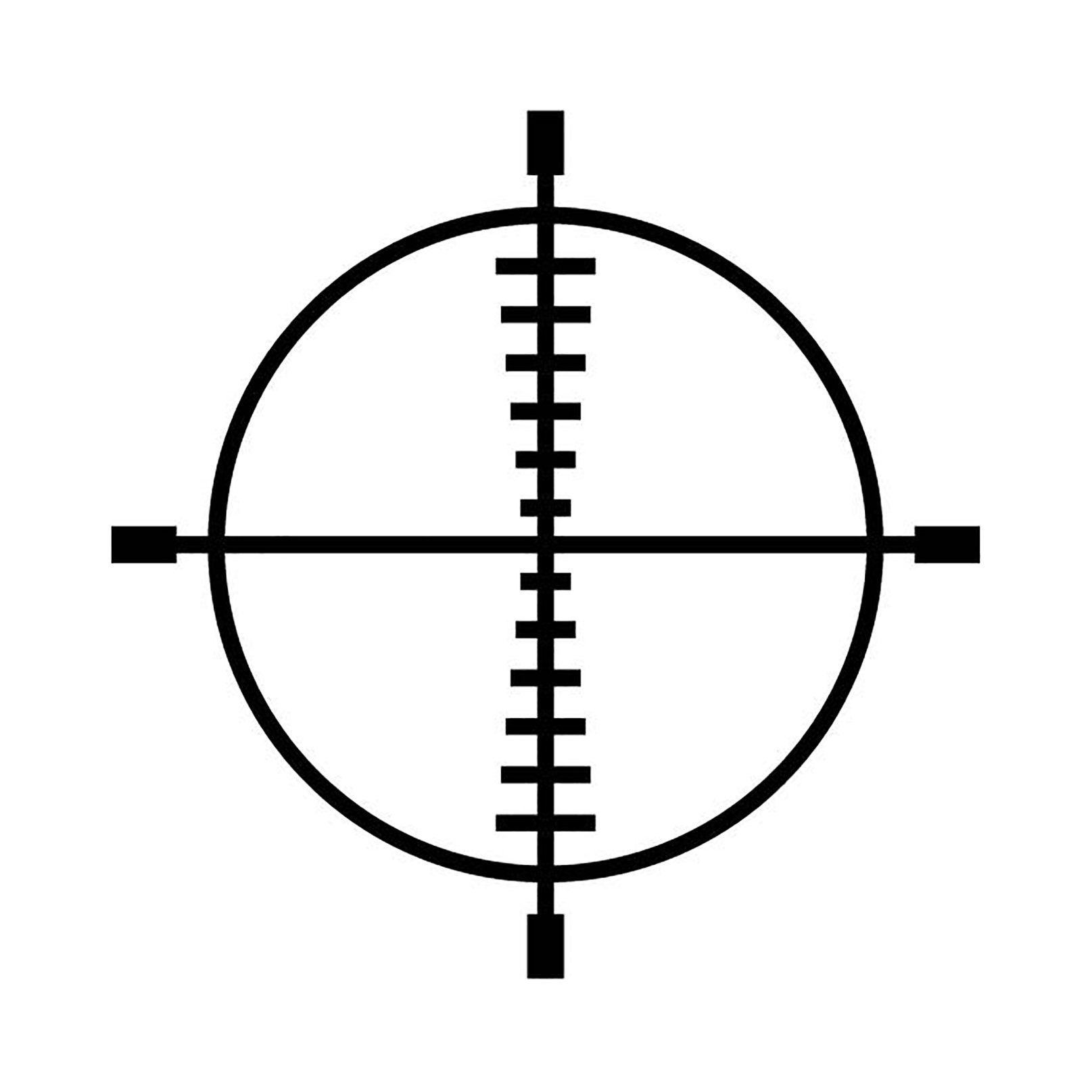 Scope Sights Rifle Crosshairs Hunting .eps .svg .dxf & 1 - Etsy Singapore