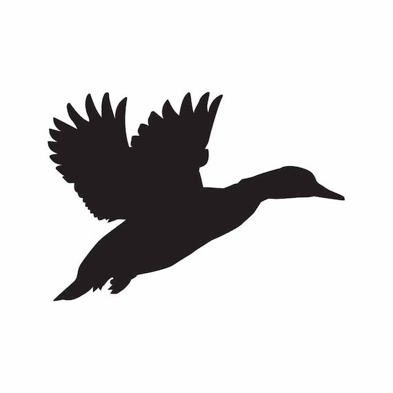 Mallard Duck Flying Eps Svg Dxf And 1 Png Vinyl Cutter Etsy