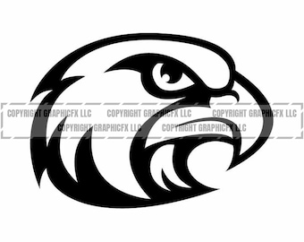 Hawk Dxf Hawk Svg Hawk Outline SVG Hawk Eps Hawk Png Hawk Vector Hawk ...