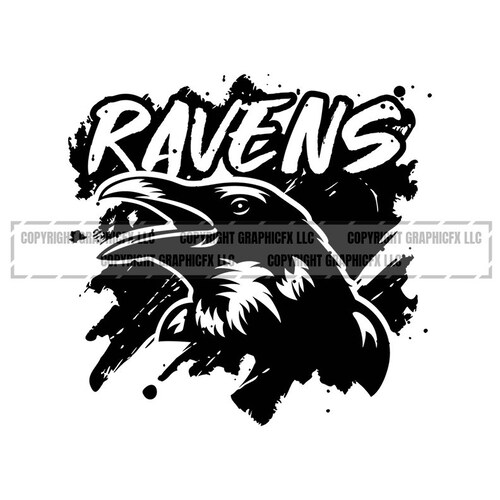 Raven .eps .svg .dxf & 1 .png Vinyl Cutter Ready T-shirt - Etsy