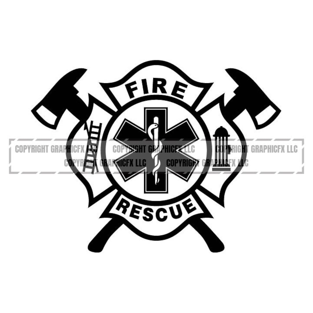 Fire Rescue Logo Vector
