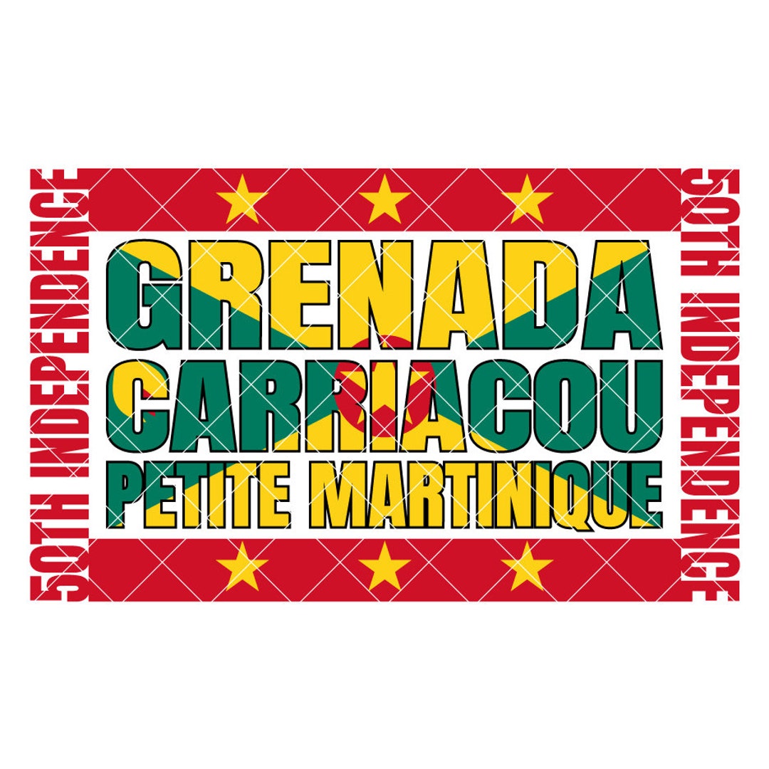 Grenada Independence Flag SVG PNG: Carriacou, Petite Martinique ...