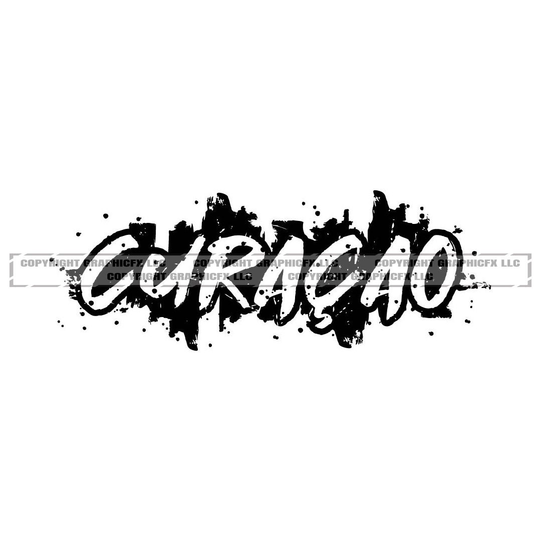 Curacao Word Art: Vinyl Cutter Ready Clipart (digital Download) - Etsy