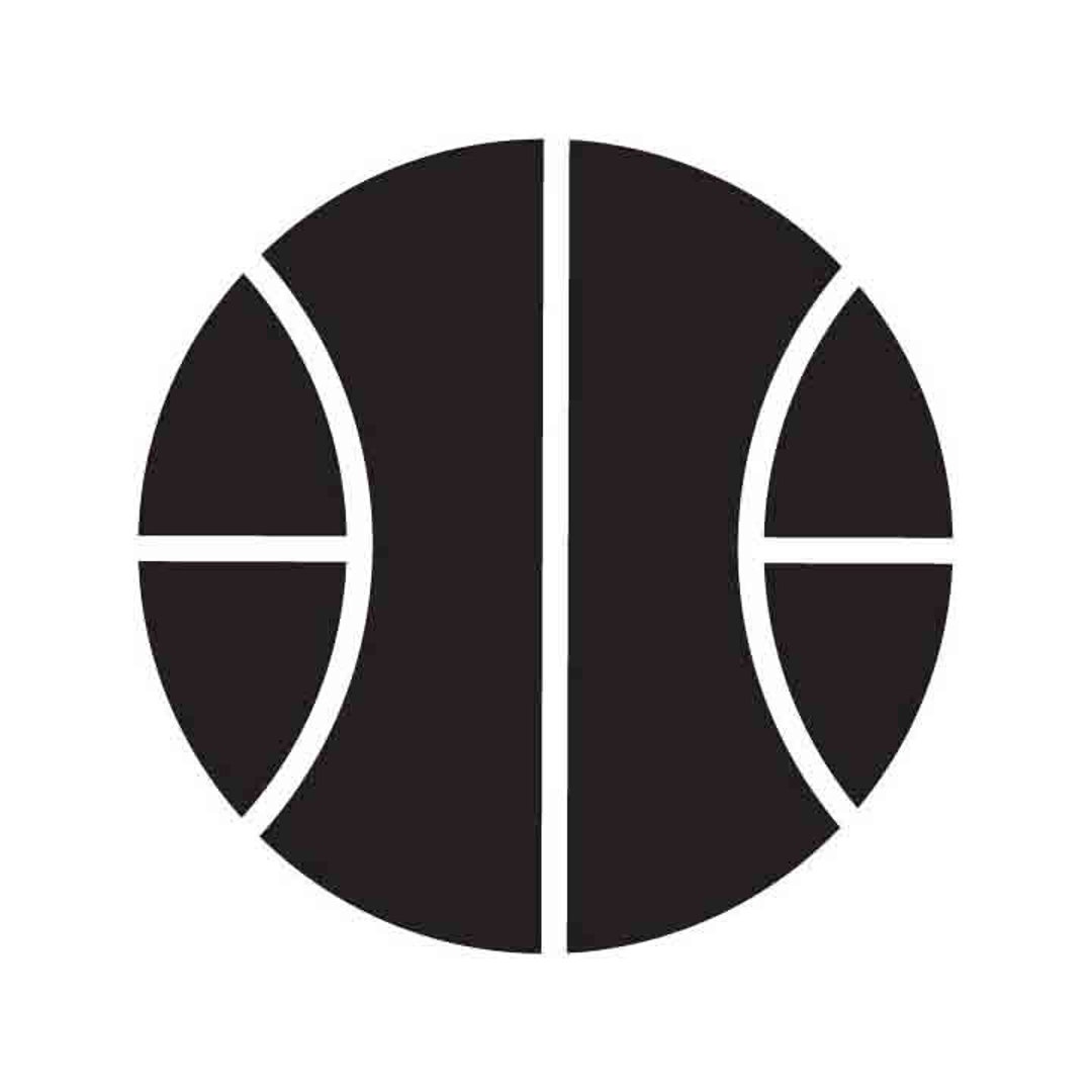 Basketball INSTANT DOWNLOAD 1 Vector .eps, .dxf, .svg .png. Vinyl ...