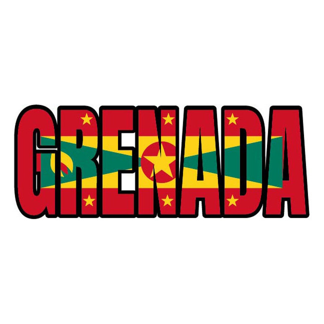 Grenada Flag Text Word Art Island Vector .eps, .dxf, .svg .png. Vinyl ...