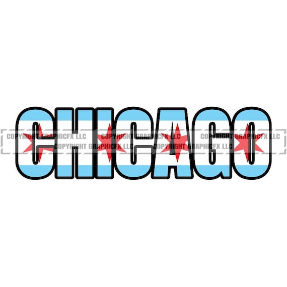 Chicago Flag Vector