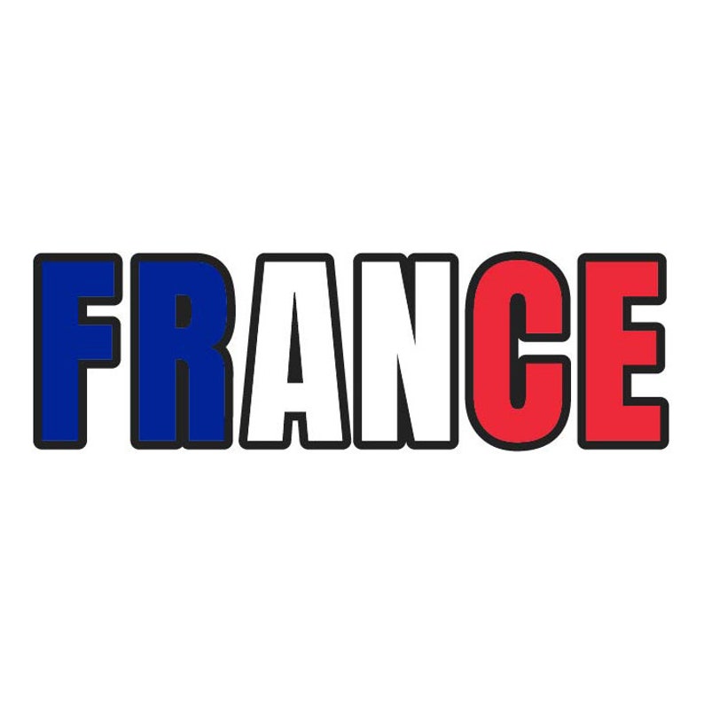 France Flag Word Art Vector Graphic (digital Download) - Etsy