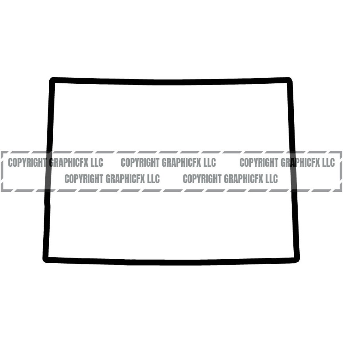 Colorado State Outline INSTANT DOWNLOAD 1 Vector .eps, .dxf, .svg .png ...