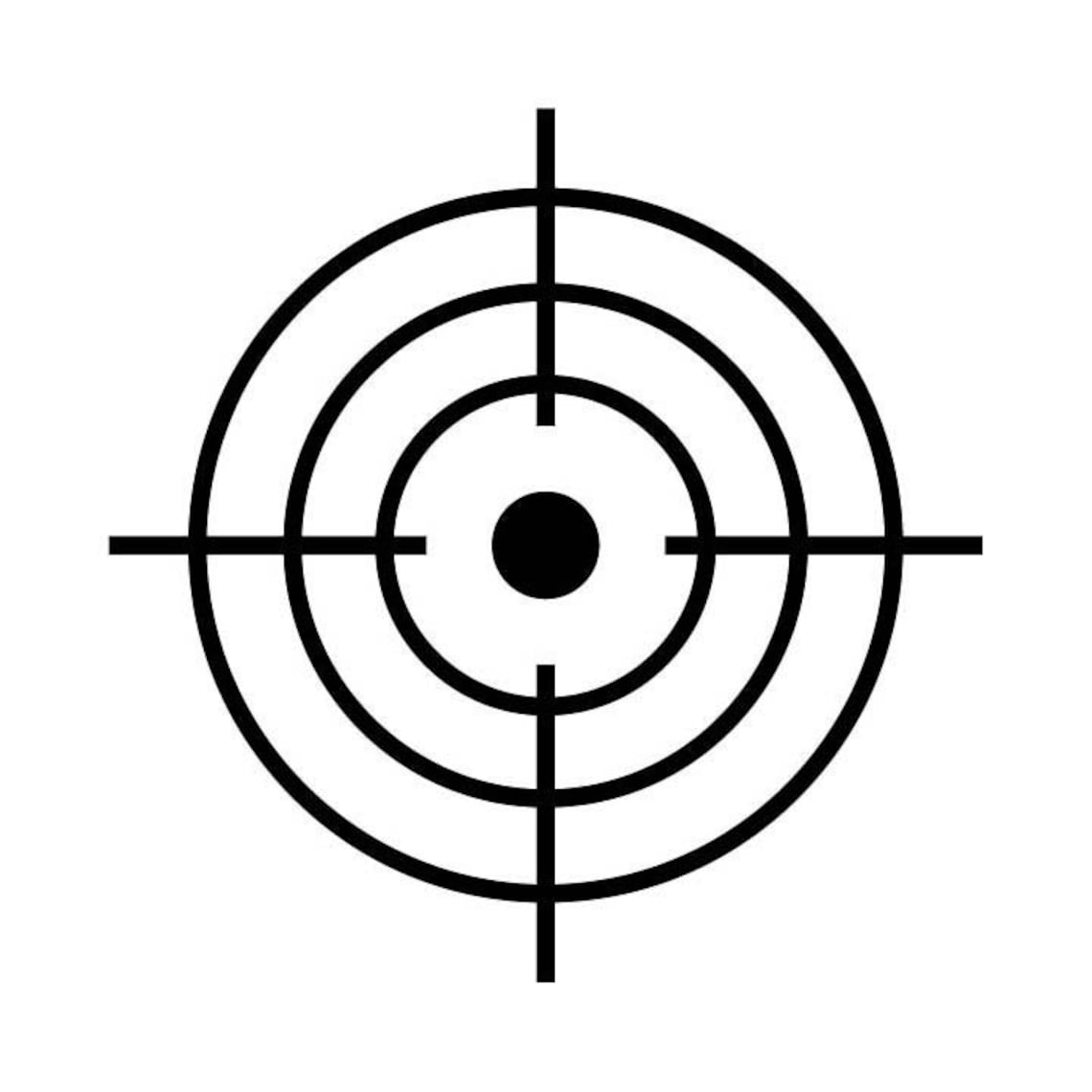 Scope Sights Rifle Target Crosshairs Hunting .eps, .svg, .dxf & 1 .png ...