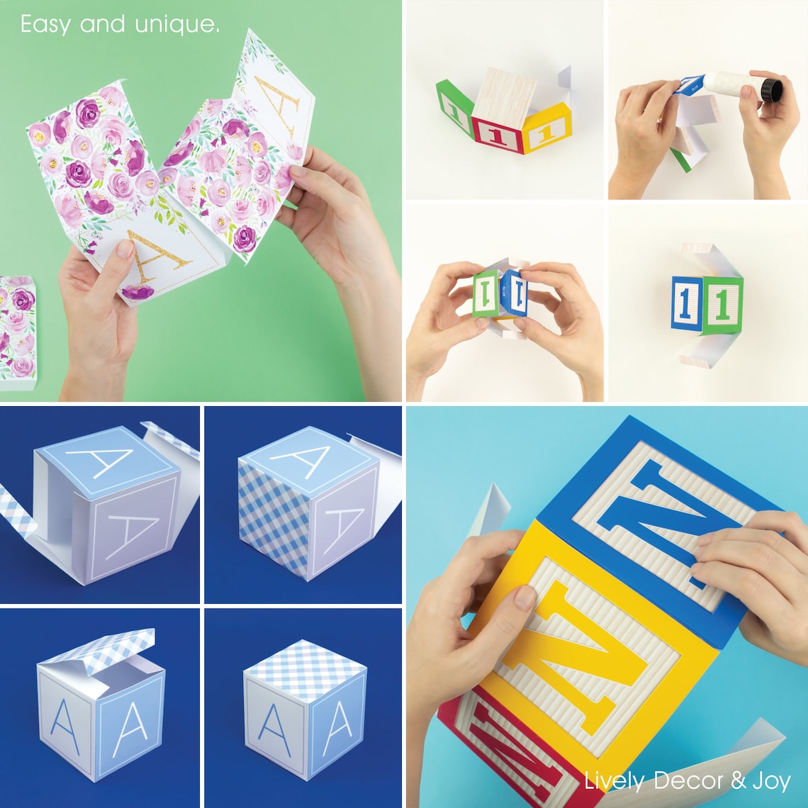 Printable NUMBER 1 Building Block. Primary Colors and Green - Etsy