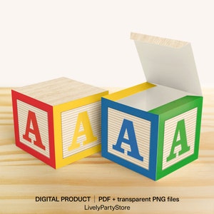 Letter Blocks up to 6 Inches! All Letters & Numbers: Download (PDF/PNG ...