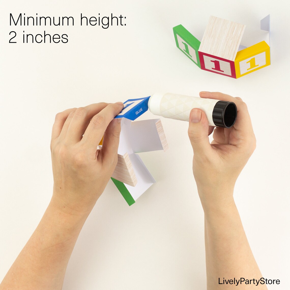 Printable NUMBER 1 Building Block. Primary Colors and Green - Etsy