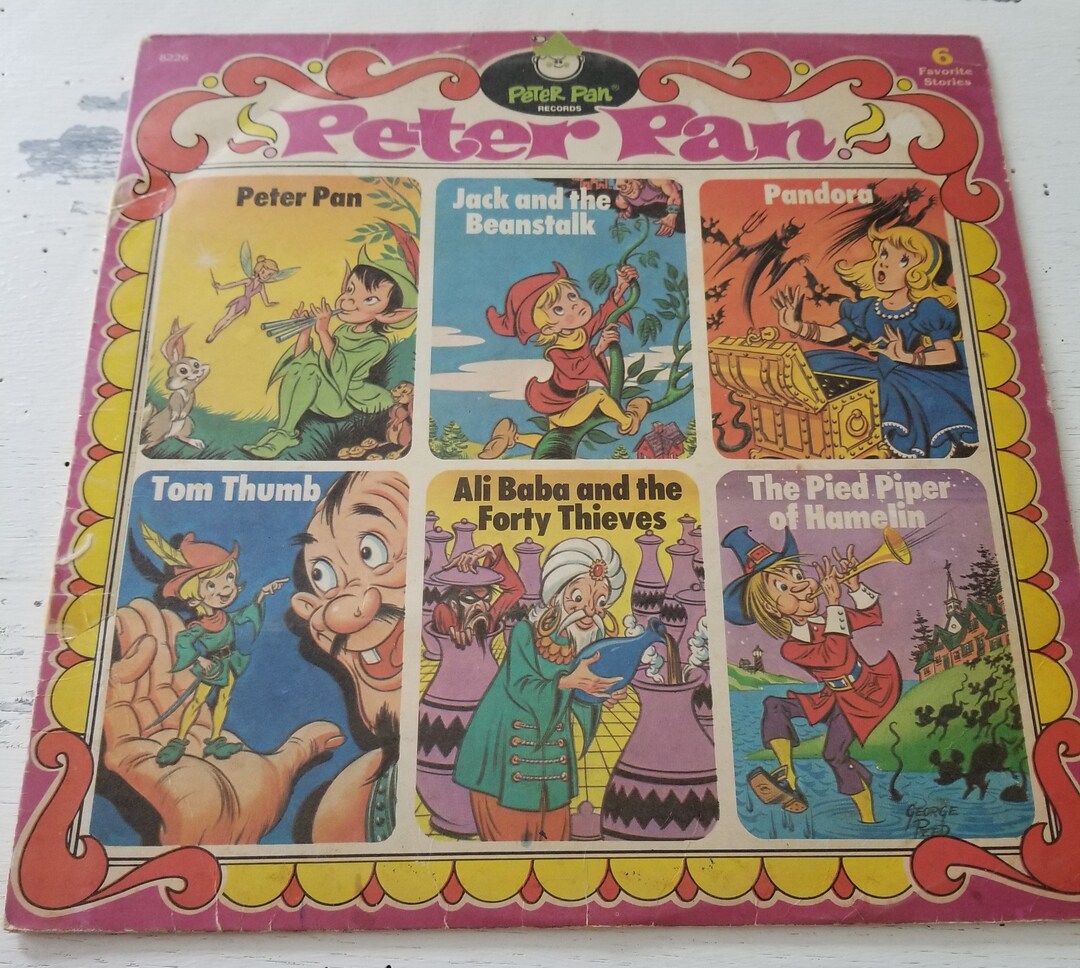 Vintage Peter Pan Vinyl Record - Etsy