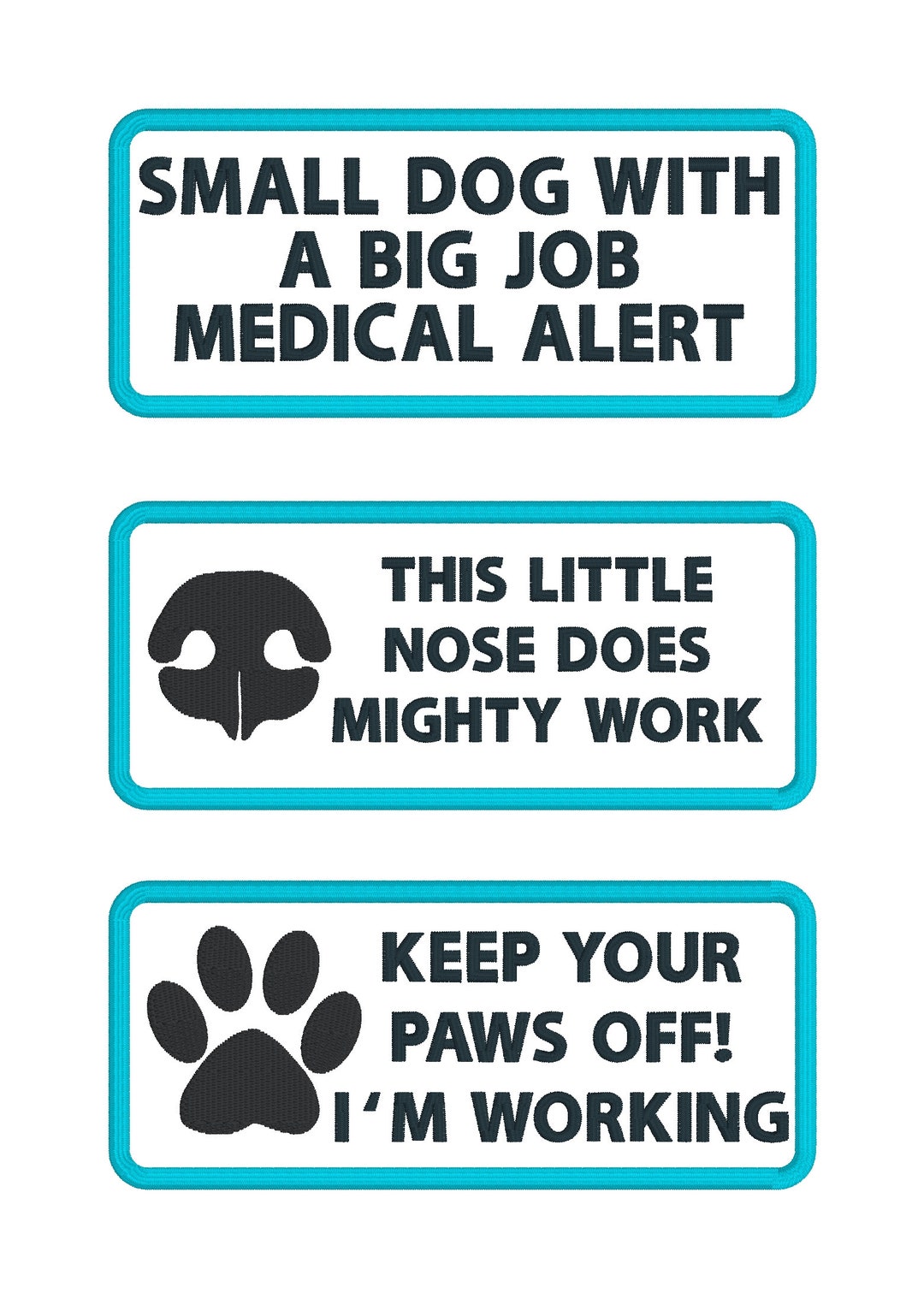 Small MA SD Patch File Set of 3 - Etsy