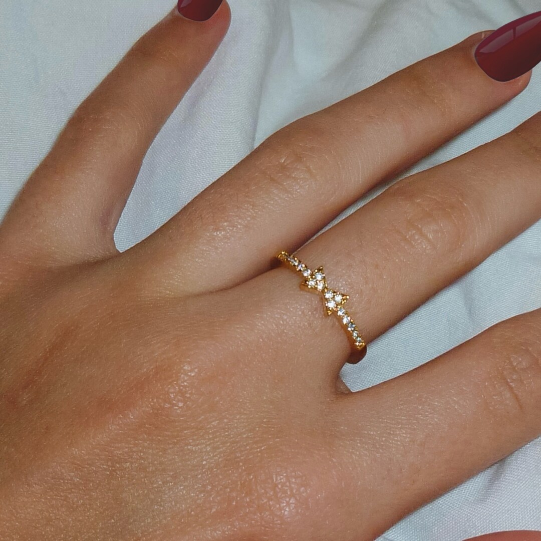 Coquette Bow Ring - Etsy