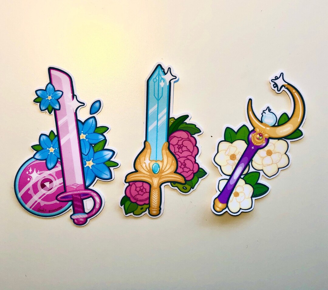 Fight Like a Girl Sticker Pack Holo Glitter - Etsy