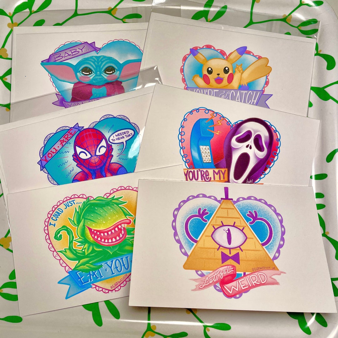 Valentines for the Discerning Nerd Cards W/envelopes - Etsy