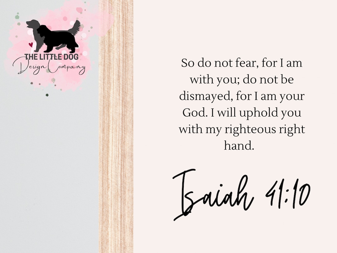 DO NOT FEAR, Isaiah 41:10, Minimalist Christian Wall Art, Bible Verse ...