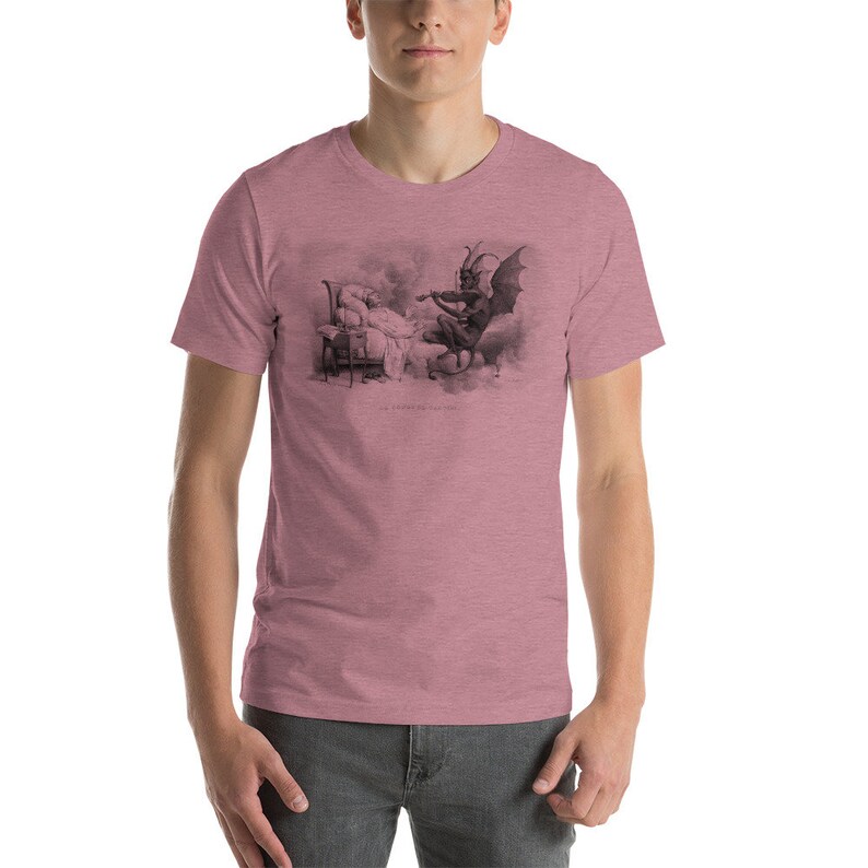 Tartinis Dream T-shirt | Devil Plays Violin Shirt | Demon Violin Shirt ...