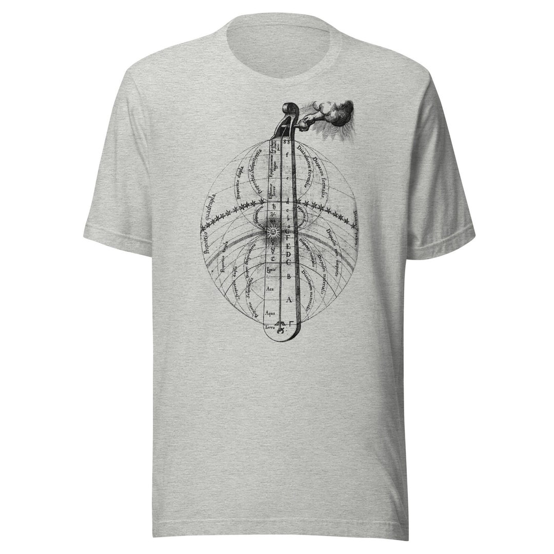 Cosmic Musical Instrument T-shirt | Robert Fludd Shirt | the World ...