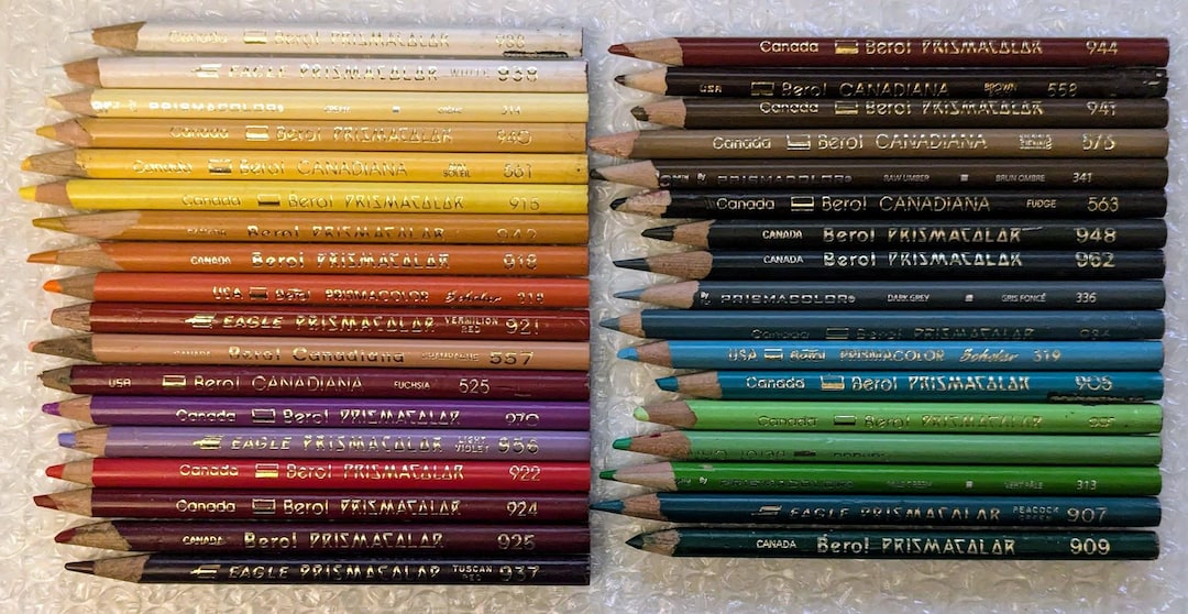 35 Vintage Berol Prismacolor Colored Pencils Crayons 1980s-1990s ...