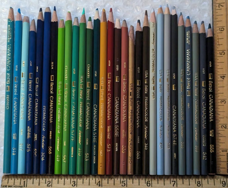 60 Berol Prismacolor Scholar & Berol Canadiana Colored Pencil - Etsy