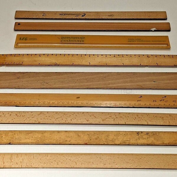 Vintage Wooden Ruler - Etsy