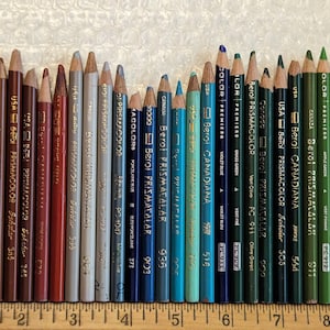 59 Vintage Berol Prismacolor Colored Pencils Crayons 70s-90s Rainbow ...