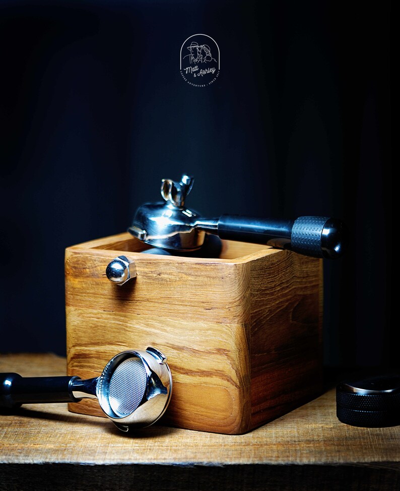 Teakwood Espresso Knock Box for Coffee Machine - Etsy