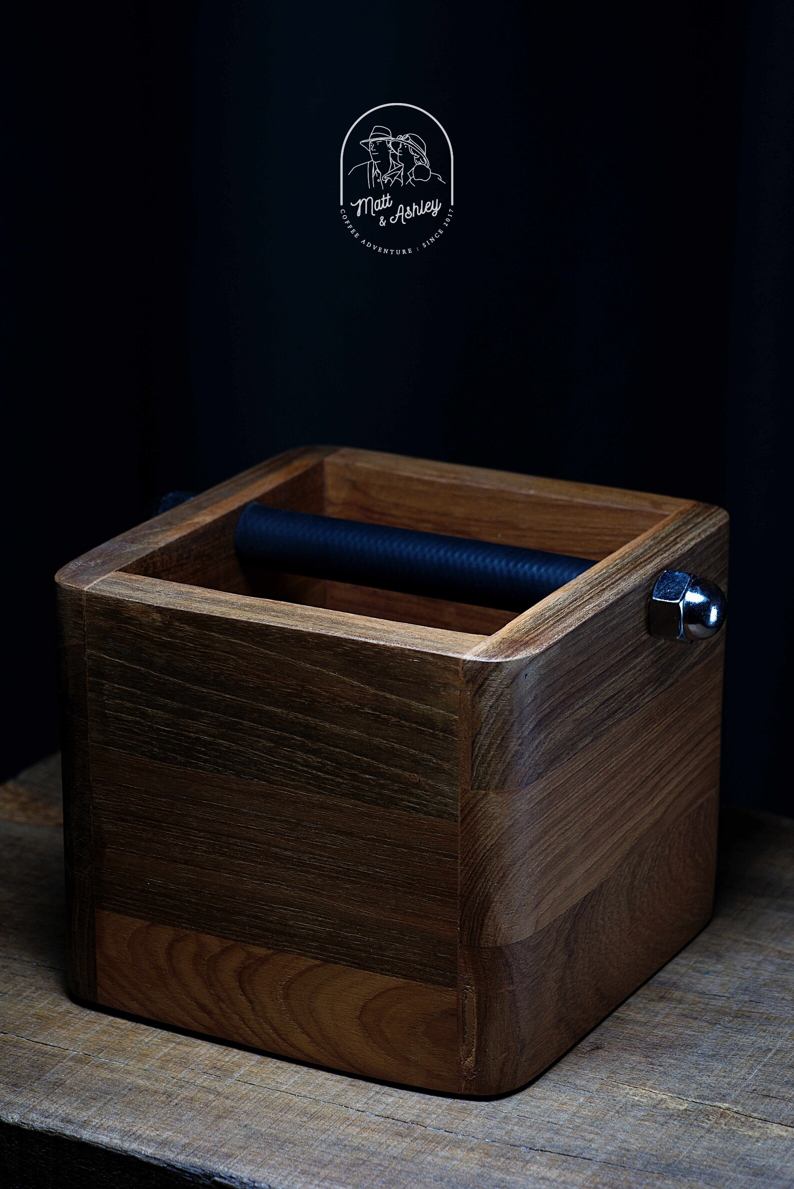 Teakwood Espresso Knock Box for Coffee Machine - Etsy