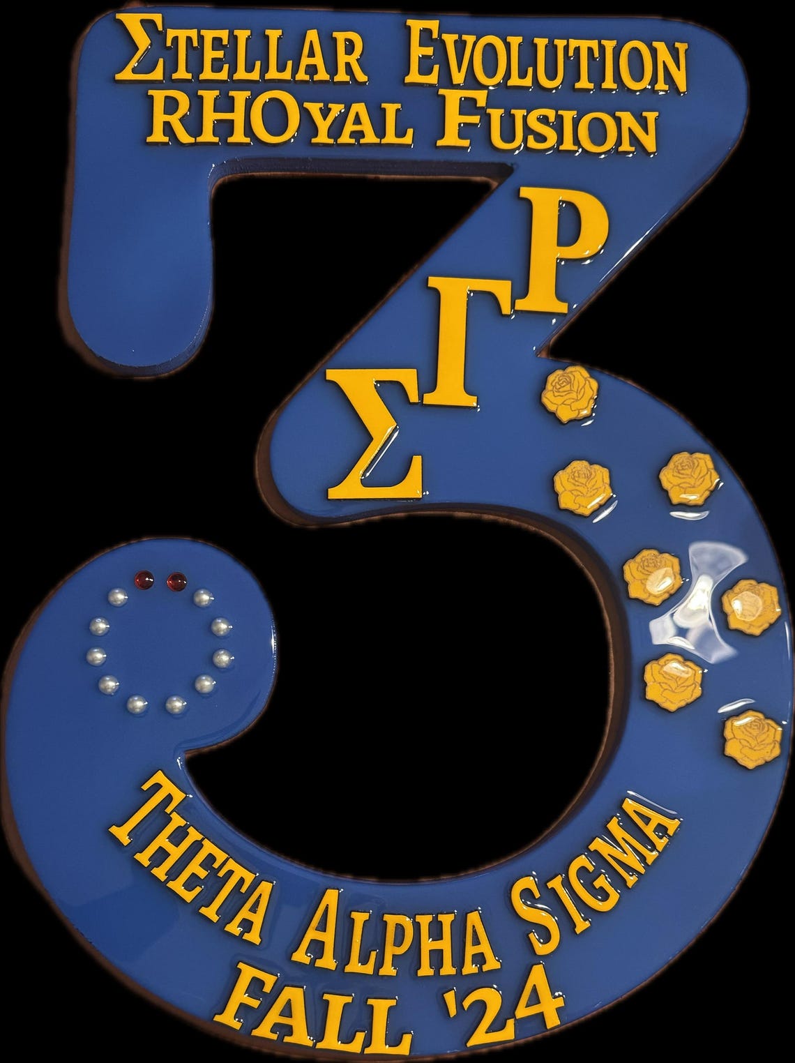 18” Wooden Fraternity/sorority Number Wall Hanging (single Digit ...