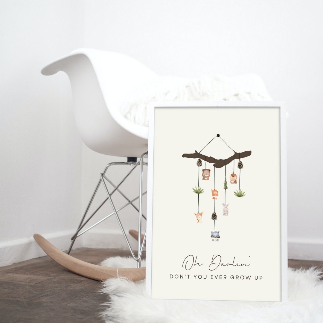 Printable Nursery Poster - Nursery Decor Digital Download - Nursery ...