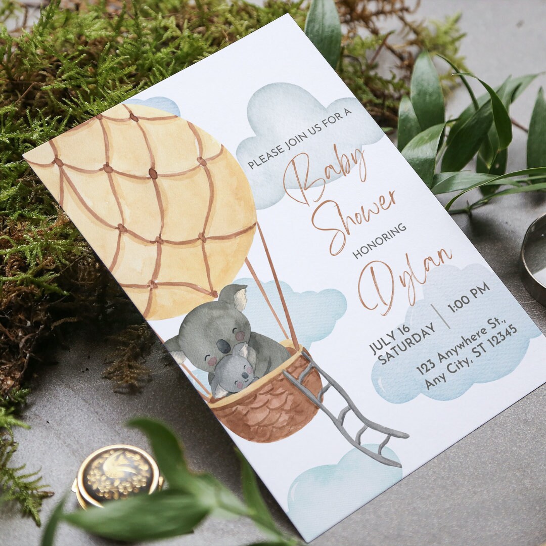 Printable Baby Shower Invitation - Digital Download - Custom Baby ...