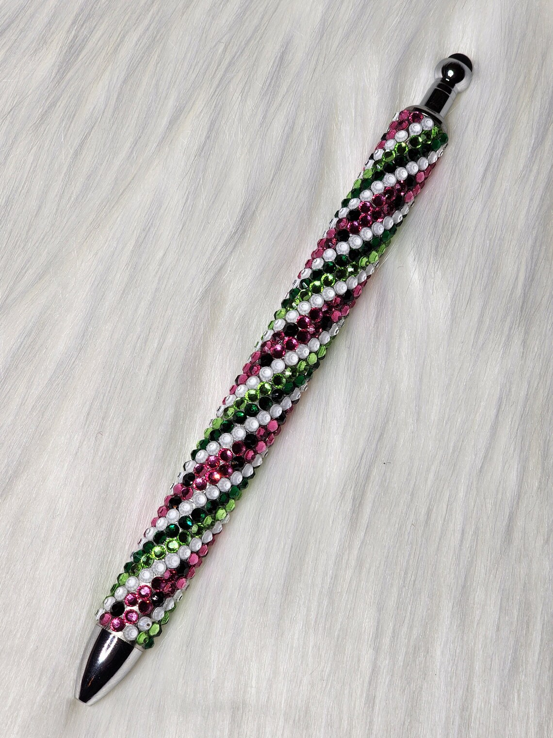 Watermelon Swirl Rhinestone Ink Pen - Etsy