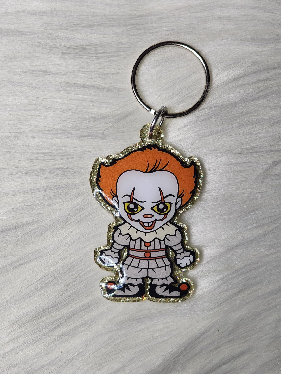 Clown Keychain - Etsy