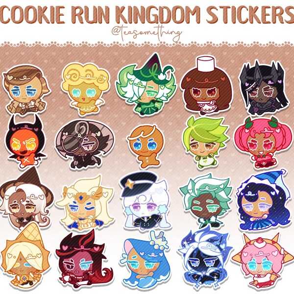 Cookie Run Stickers - Etsy Australia