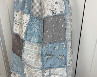 Gray Rag Quilt - Etsy